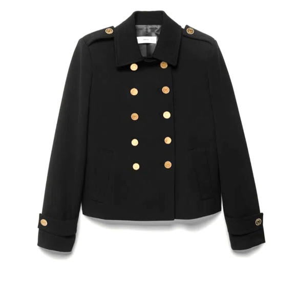 Mango | Jackets & Coats | Nwts Mango Military Style Coat Szl | Poshmark